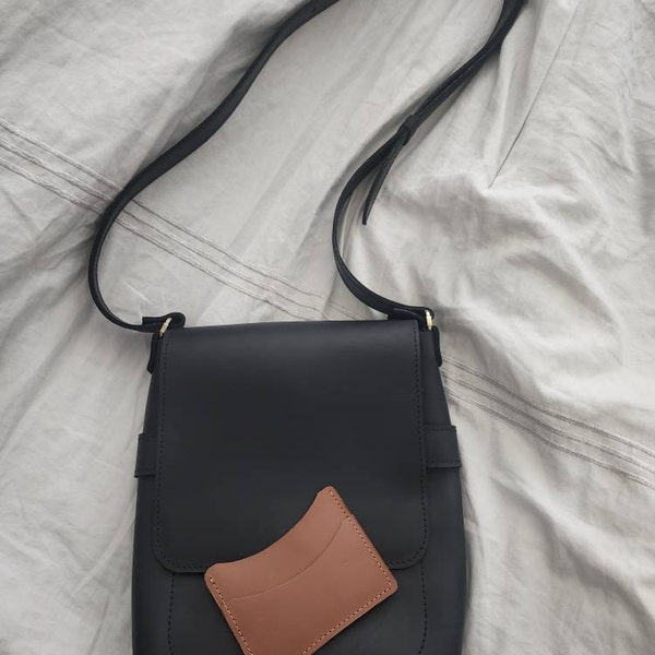 Minimalist Small Backpack for Girls, Leather Knapsack, School Rucksack ...