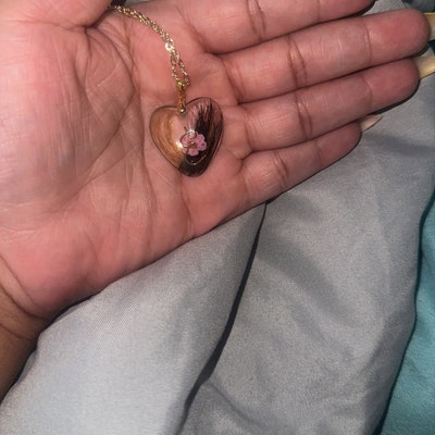 MOON Custom Hair Locket Resin Keepsake Pendant Baby Hair Pet Hair ...