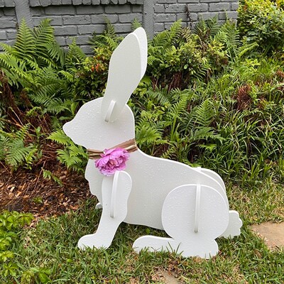 Outdoor Giant Yard Rabbits - Etsy