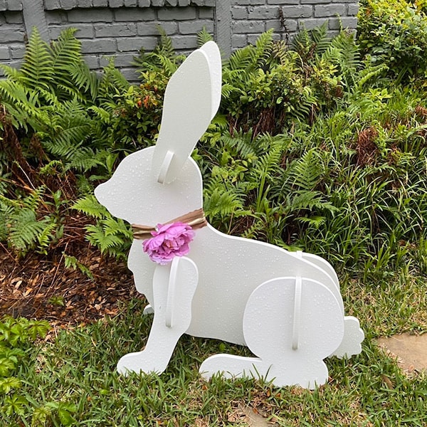 Outdoor Giant Yard Rabbits - Etsy