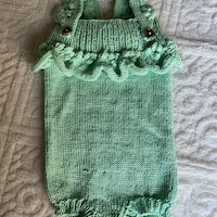 Knitting Pattern Baby Romper Ruffle Romper Pattern Jumpsuit - Etsy Canada