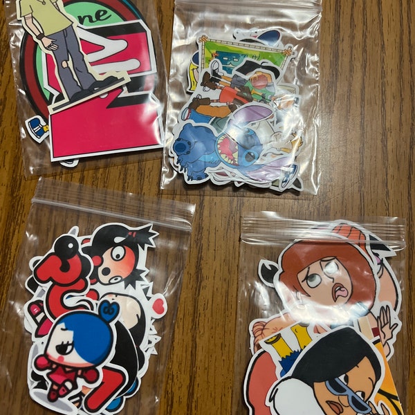 13 Cartoon Network Sticker Pack for Luggage/notebooks/skateboards/water ...