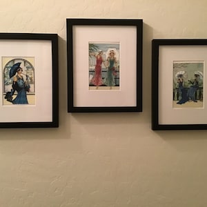 Art Deco WALL ART. Stunning A4 Borderless Prints. 5 Designs, Fabulous ...