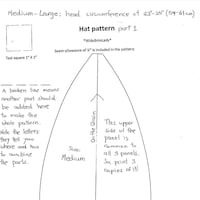 Tulip Hat Pattern Adjustable Ponytail Hat Sewing Pattern Sun Protection Designer Reversible Wide ...