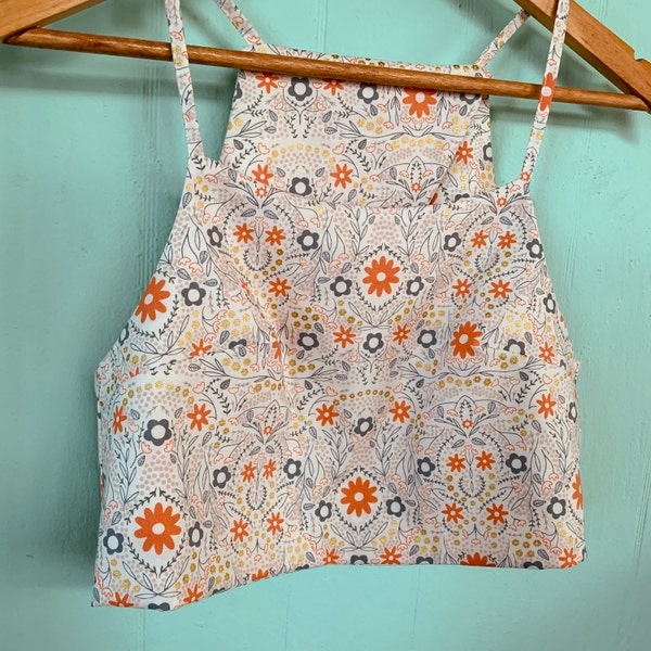 Sewing Pattern | Open Back Crop Top | Digital PDF File, Instant ...