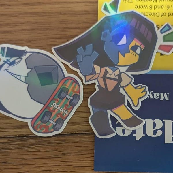 ENA Dream BBQ Character Stickers - Etsy