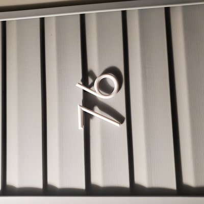 NO DRILLING REQUIRED 4.5 Vinyl Siding House Numbers and Letters Black ...