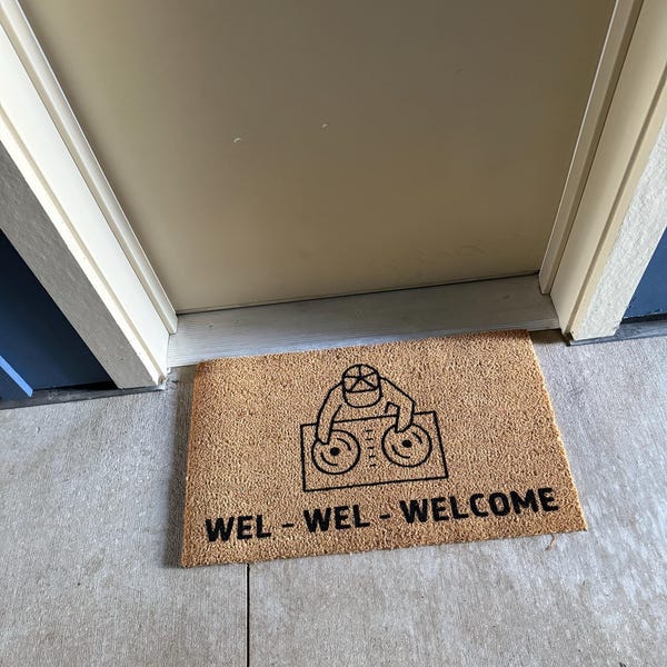 Halloween Doormat Cute, Ghost Welcome Mat, Flower Doormat, Ghost ...