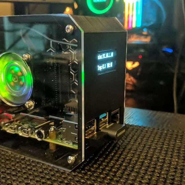 Raspberry Pi 4B Desktop Computer Case - Etsy