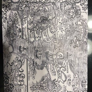 The Cruel Prince Map Print Hand Drawn Art Print - Etsy