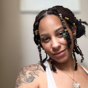 Africa Loc Jewelry. Dreadlock Hair Accessories, Beads for Braids ...