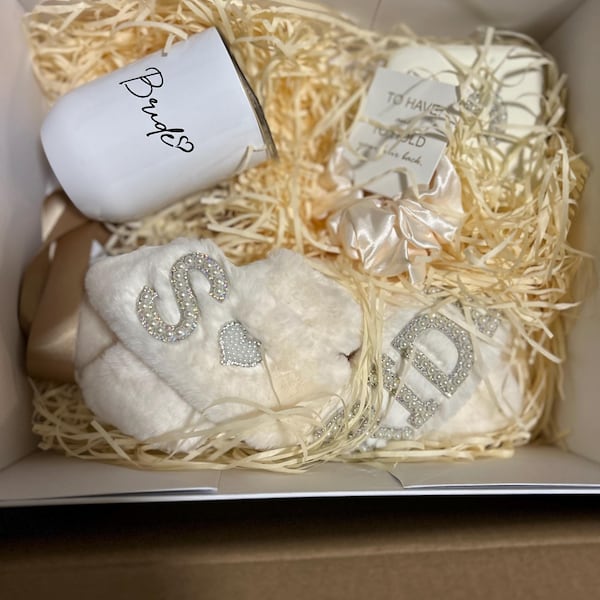 Luxury Bride Gift Box Set, Future Mrs Gift Box,personalized Bridal ...