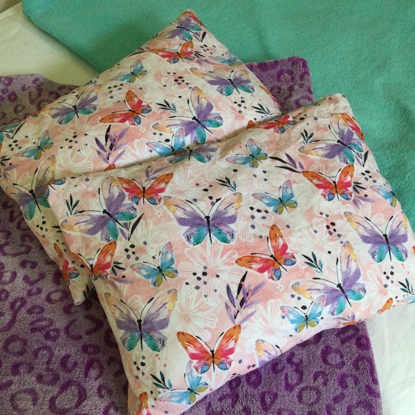 Travel Pillow Case / Accent Pillow Case COLORFUL BUTTERFLY / Butterfly ...