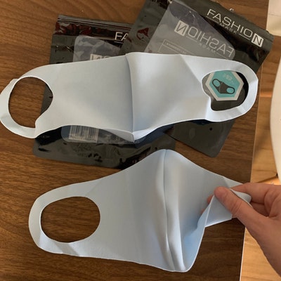 2 Pack Reusable Neoprene Face Mask Washable Masks Breathable Unisex ...