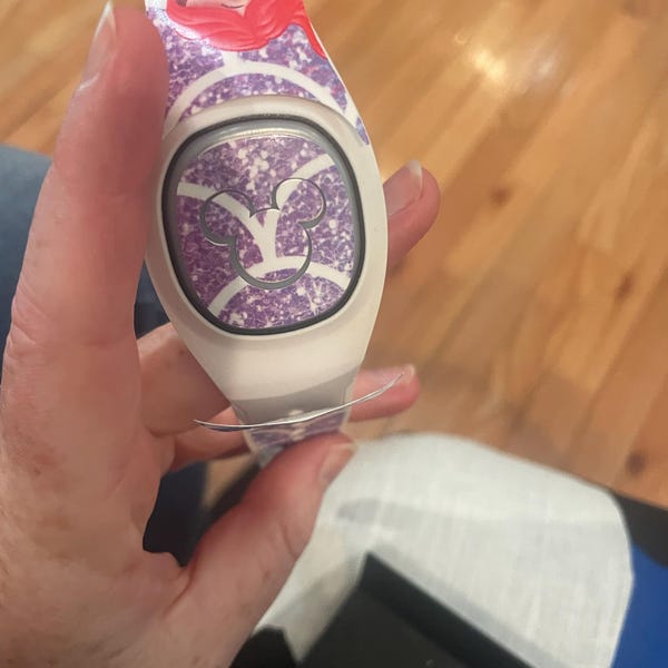 Little Mermaid Skins for Magicband 2.0 or Magicband+ | Ariel Magic Band ...