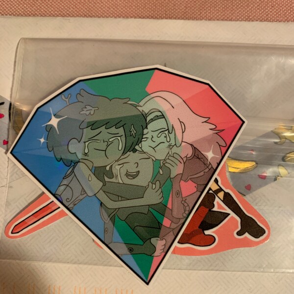 Amphibia All in - Calamity Trio Gem - Anne Sasha Marcy Reunion - Stickers - Etsy
