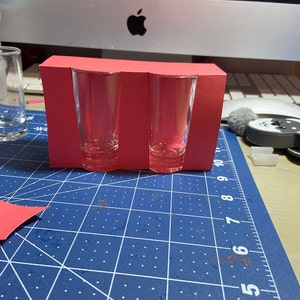 1.2 OZ Shot Glass Box Template SVG, Shot Glasses Box Svg, Box for 2, 3 ...