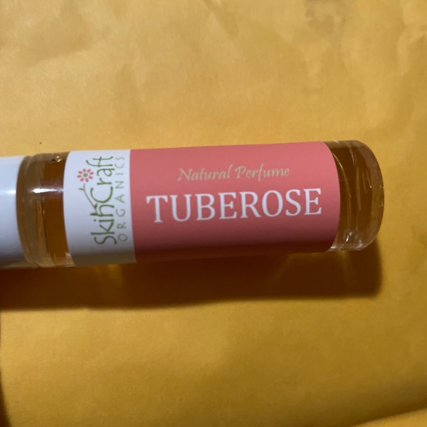 Natural Tuberose Perfume Oil - Floral Scent With Organic Fragrance ...