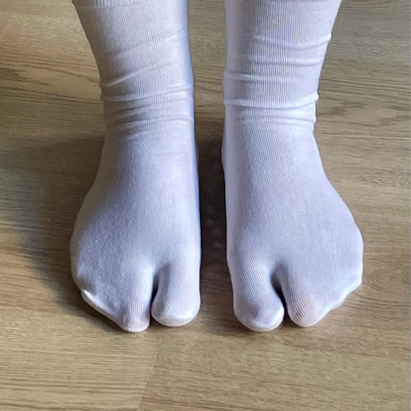 Colorful Split Toe Tabi Socks: Japanese Style Cotton Blend - Etsy