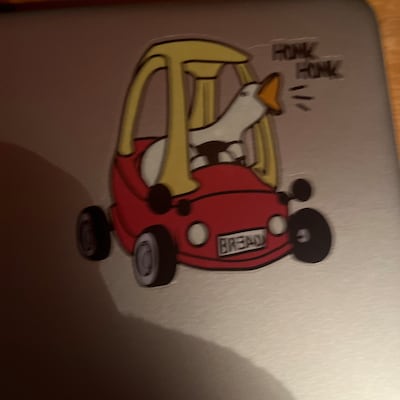 Goose Road Rage Transparent Vinyl Sticker// Meme Goose Sticker Vinyl ...