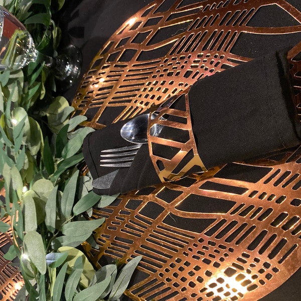 Wedding Placemats.square Gold, Wedding Chargers, Wedding Decorations ...