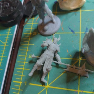 Chaos Knight on Armored Muscular Beast Flail and Shield - Etsy