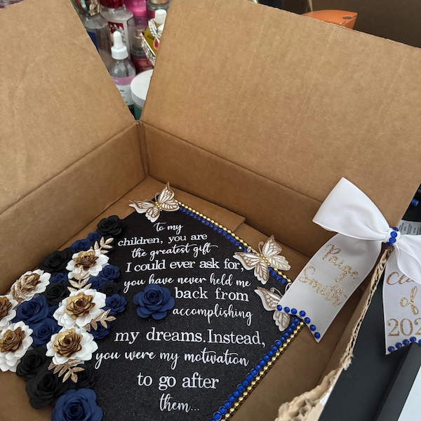 Graduation Cap Topper - Etsy