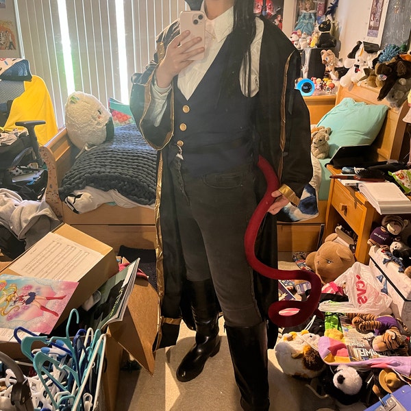 Tiefling Tail. Extra Long Curled End Tiefling Tail. Tiefling Cosplay ...