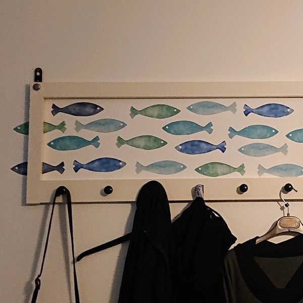 Fish Wall Decals, Blue Underwater Kids Room Stickers, Nautical Nursery ...