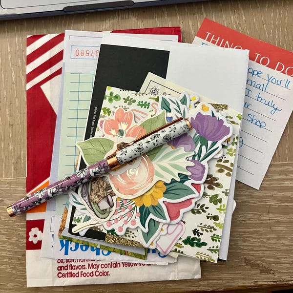 Scrap Pack, Paper Destash, Collage Fodder, Snippets, Ephemera ...