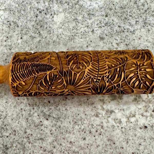 SALE Laser Engraved Rolling Pin, Embossing Rolling Pin,embossed Dough ...