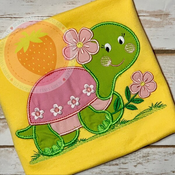 Turtle Embroidery Design - Lake Animal Embroidery Designs Machine ...