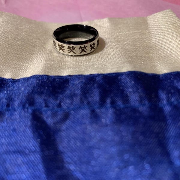 Personalized Japanese Name Rose and Silver Two Tone Stainless Steel ...