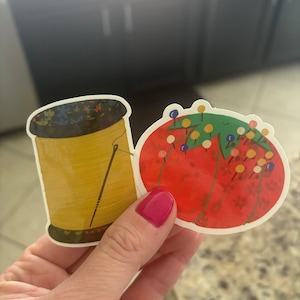 Seam Ripper Sticker, Cute Sewing Stickers, Sewing Machine Sticker ...