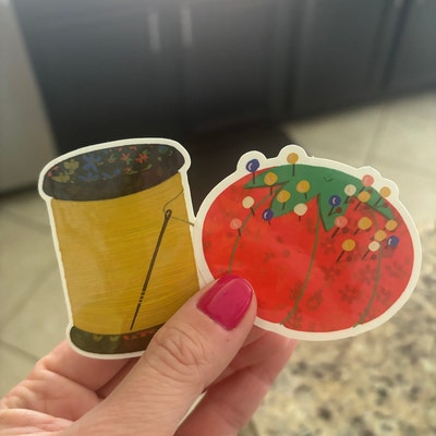 Seam Ripper Sticker, Cute Sewing Stickers, Sewing Machine Sticker ...