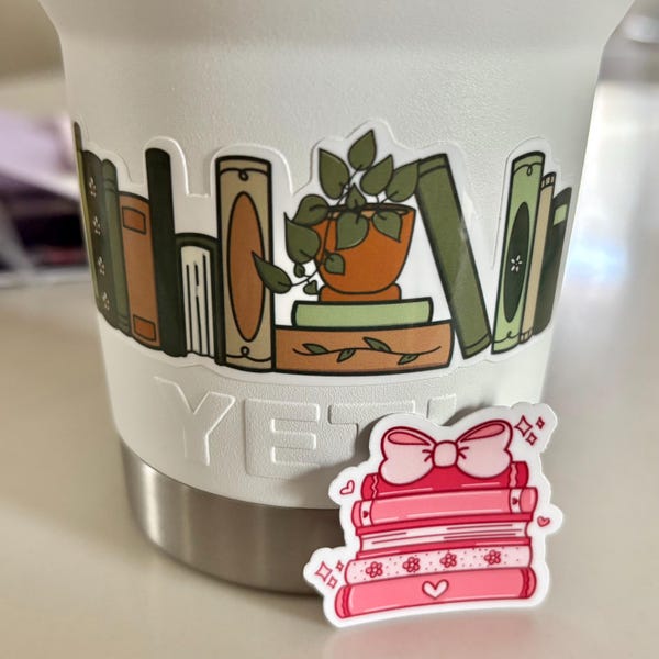 Romance Reader Vinyl Sticker, Book Sticker, Bookish Merch, Bookish ...