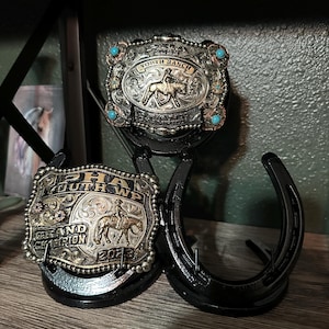 Western Trophy Belt Buckle Display - Etsy