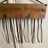 Birthday Calendar Birthday Chart Balloons Classroom Decor - Etsy
