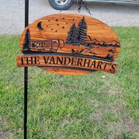 RV Sign Camper Sign Engraved Rv Sign Campsite Flag RV Flag - Etsy Canada