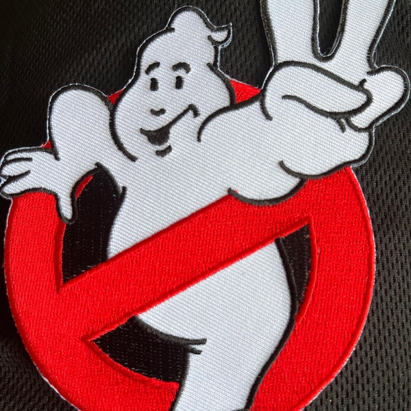 Ghostbusters 2 No Ghosts Logo GB2 Uniform Embroidered Iron on Patch Ghostbuster Sequel Iron on ...