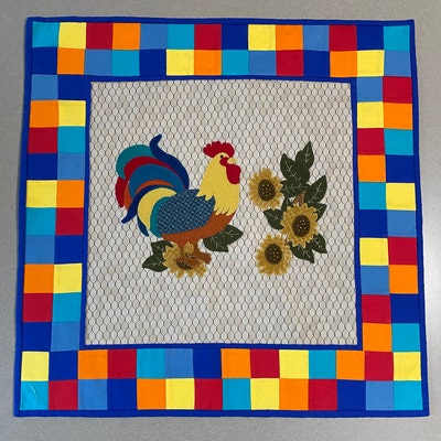 Reginald Rooster Quilt Pattern - Etsy