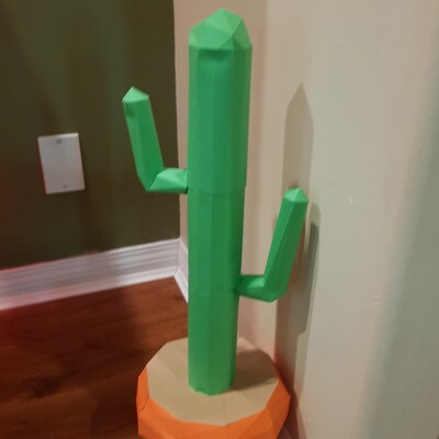 Cactus Papercraft XXL Saguaro 3D, Pdf Download, Papercraft Pattern ...