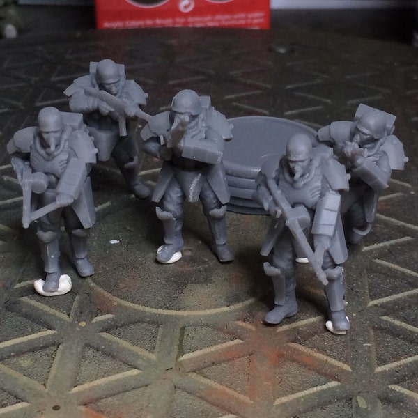 Panzer Cops - 3D Printed Minifigures - Grim Dark / Sci-fi - TTRPG ...