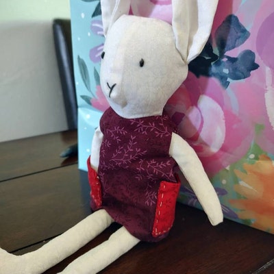 2-in-1 Easter Bunny and Egg Pdf Pattern Sewing Pdf Tutorial Cute ...