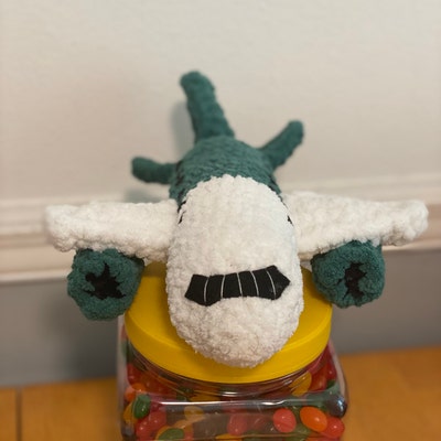 CROCHET AIRPLANE PATTERN, Plush Plane Toy Amigurumi Pattern, Crochet ...