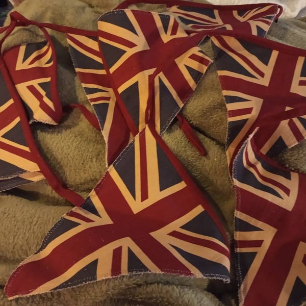 Stunning Union Jack Textile Bunting by Woven Magic - Etsy UK