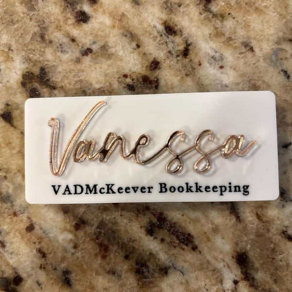 Custom Acrylic Name Badge Magnetic Name Badge Acrylic Name Plate ...