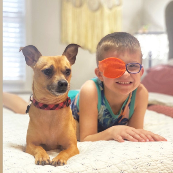 Soft, Reusable, Hand-made, Felt Eye Patch to Treat Eye Patch to Treat ...