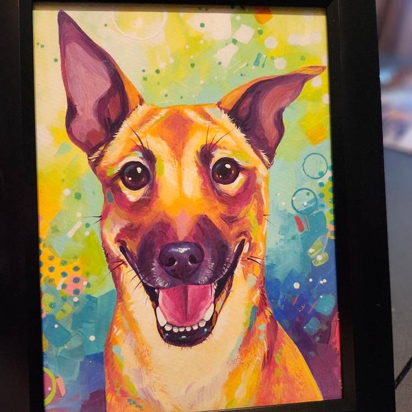 3 Colors Plus - Colorful Traditional Abstract Painting, Wall Art or ...