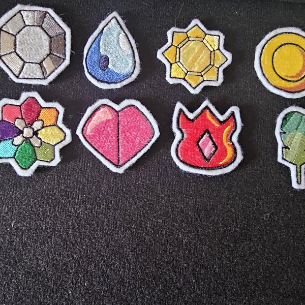 Embroidered Pokemon Pokeball Iron-on Patch - Etsy